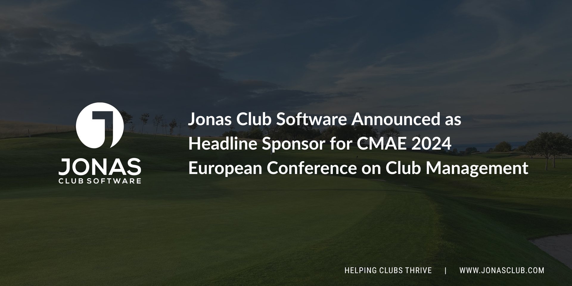 Jonas Club Software Announced as Headline Sponsor for CMAE 2024 ...