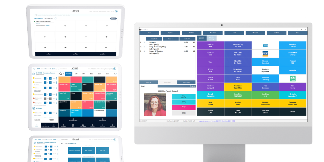 POS - work in progress - Jonas Club Software